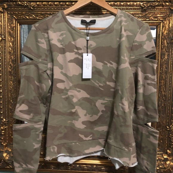 Generation Love | Sweaters | Generation Love Rosalie Camo Sweater ...